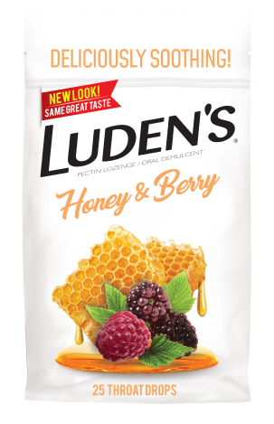 Luden’s® Sugar-Free Wild Cherry Sore Throat Lozenges